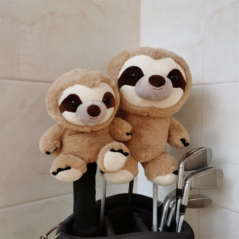 Sloth-driver-golf-headcover-460cc-Plush-Animal-fairway-woods-golf-clubs ...
