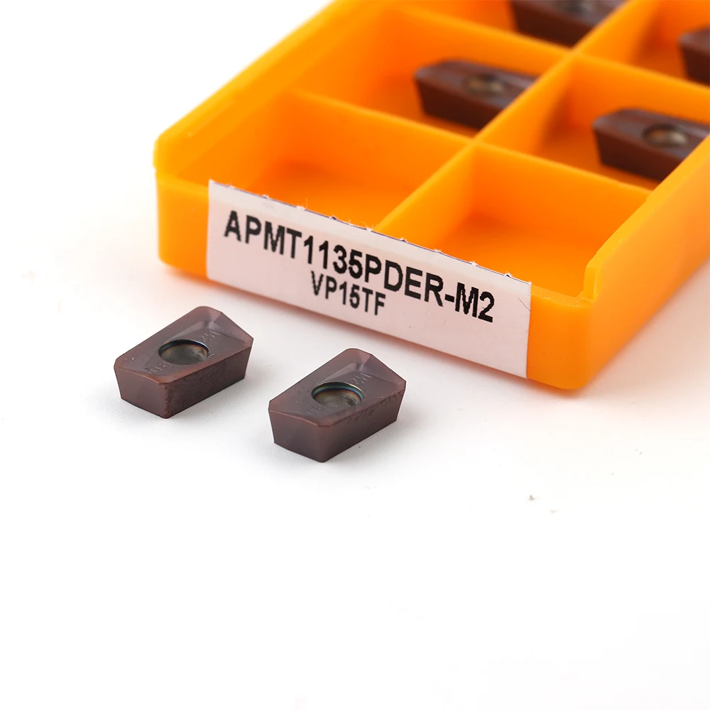 10 Uds inserción de herramienta de torneado APMT1135 H2 M2 APMT1604 H2 M2 VP15TF herramienta de ...