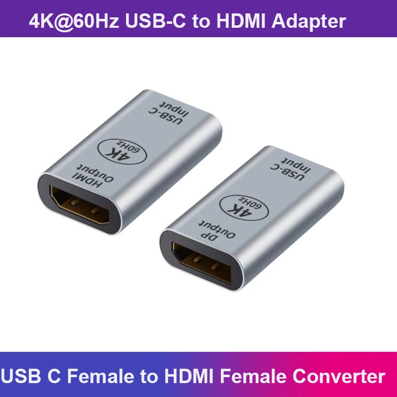 USB C to HDMI Adapter 4K@60HZ USB Type C Female to HDMI Female ...