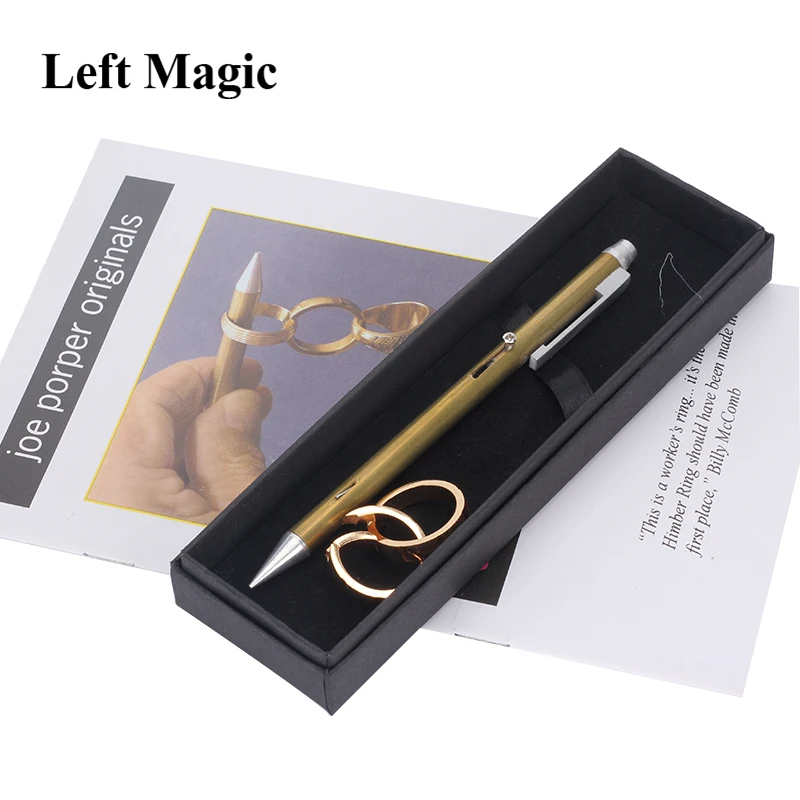 Ghostly Linking Finger Rings (Gimmick) 2.0 Magic Tricks Magician Close ...