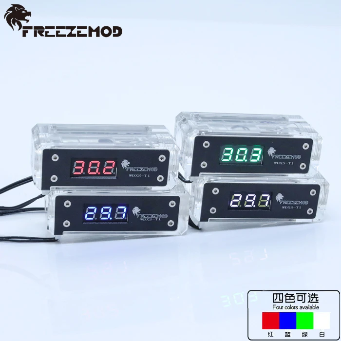 FREEZEMOD-computer-pc-water-cooler-Digital-thermometer-with-temperature ...