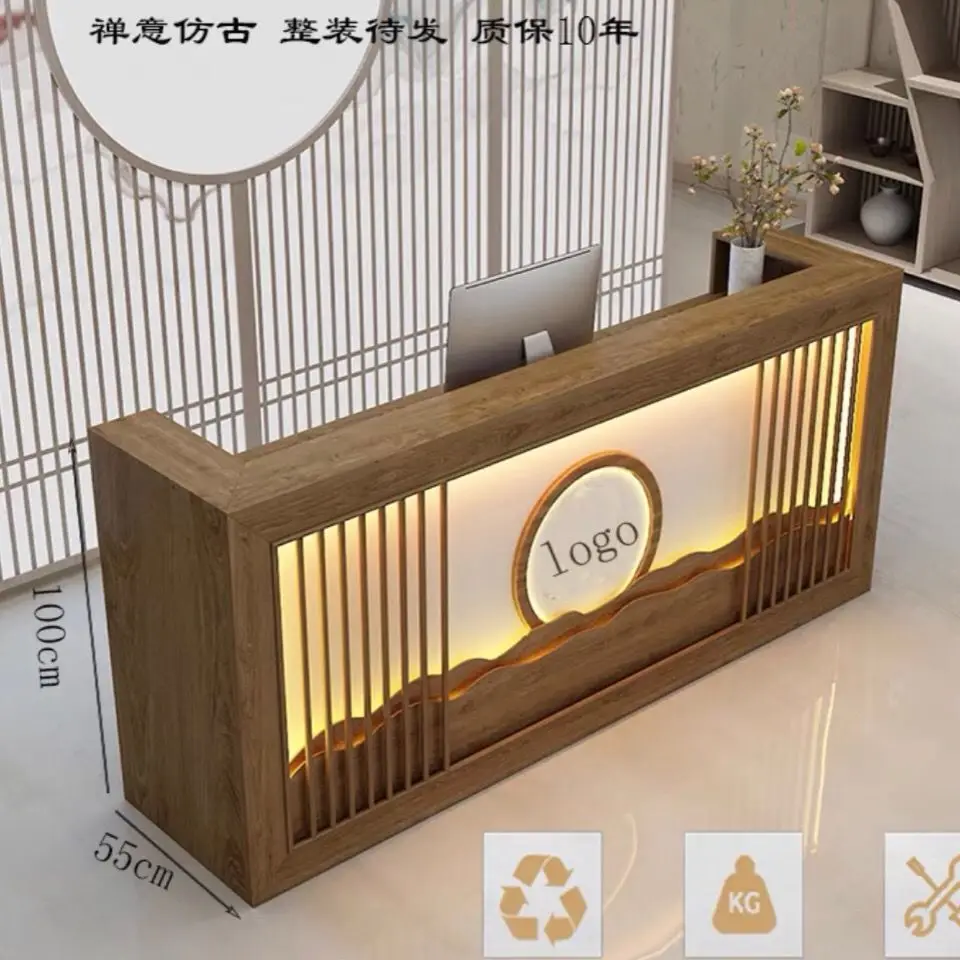 Wood Cash Counter Design