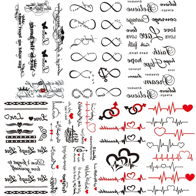 Tattoo Letter M On Neck