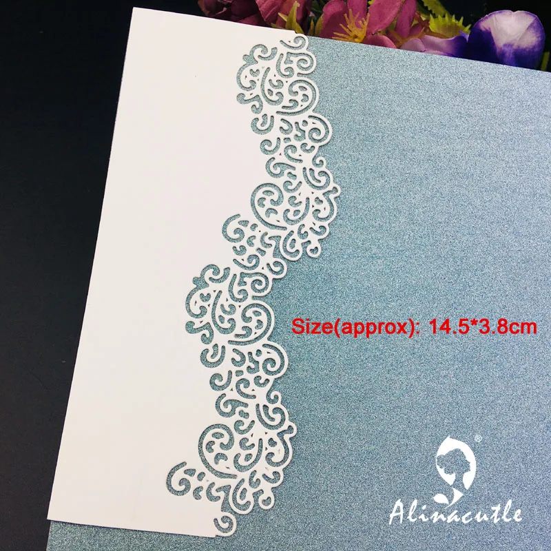 Alinacutle Metal Cutting Die Cut Lace Border Edge Scrapbooking Paper ...
