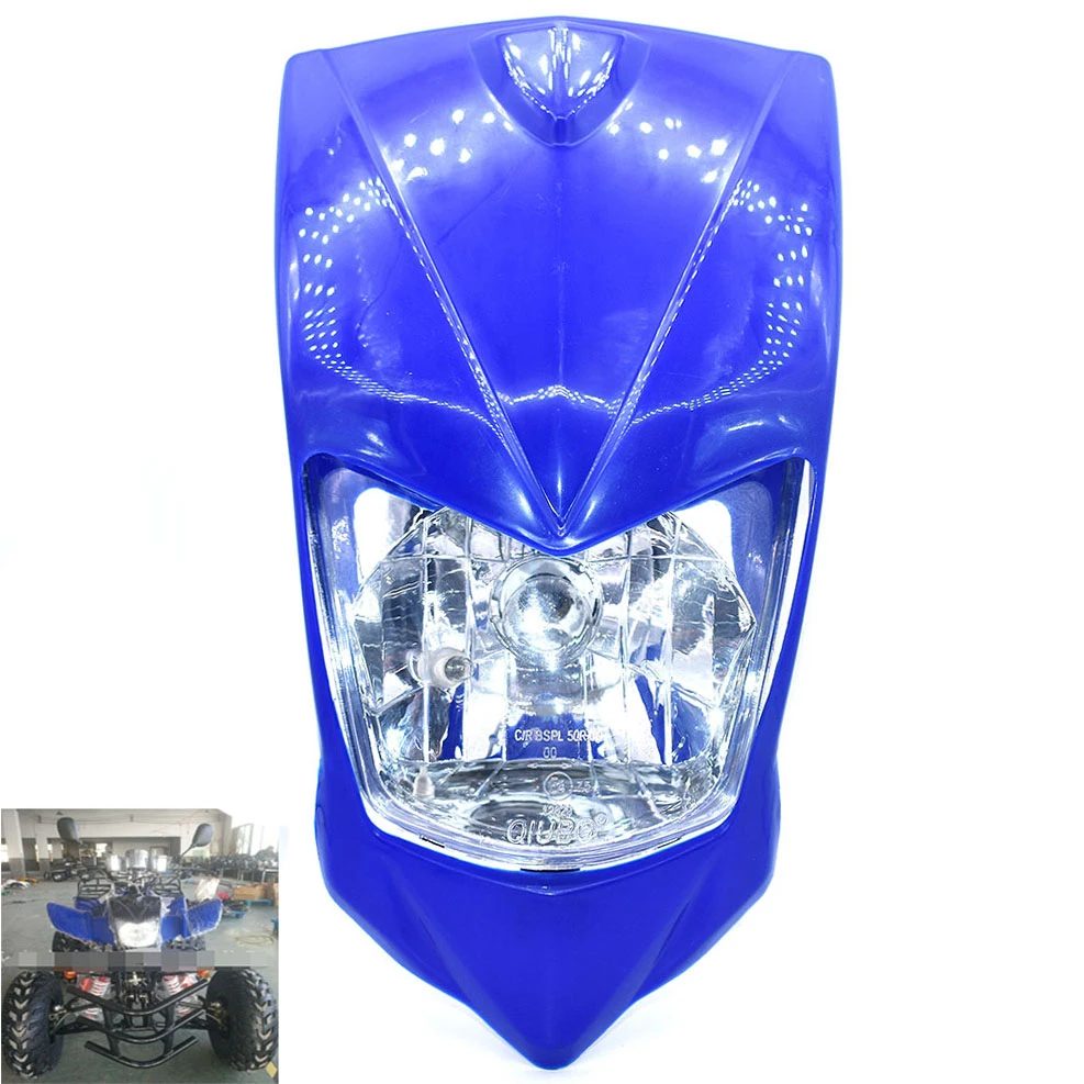 Motorcycle Headlight Cover with headlight for ATV four wheel ATV ...