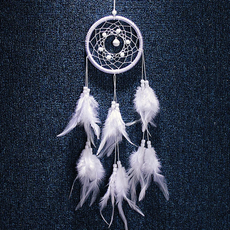 Atrapasueños de explosión campana de viento blanca colgante de coche ...