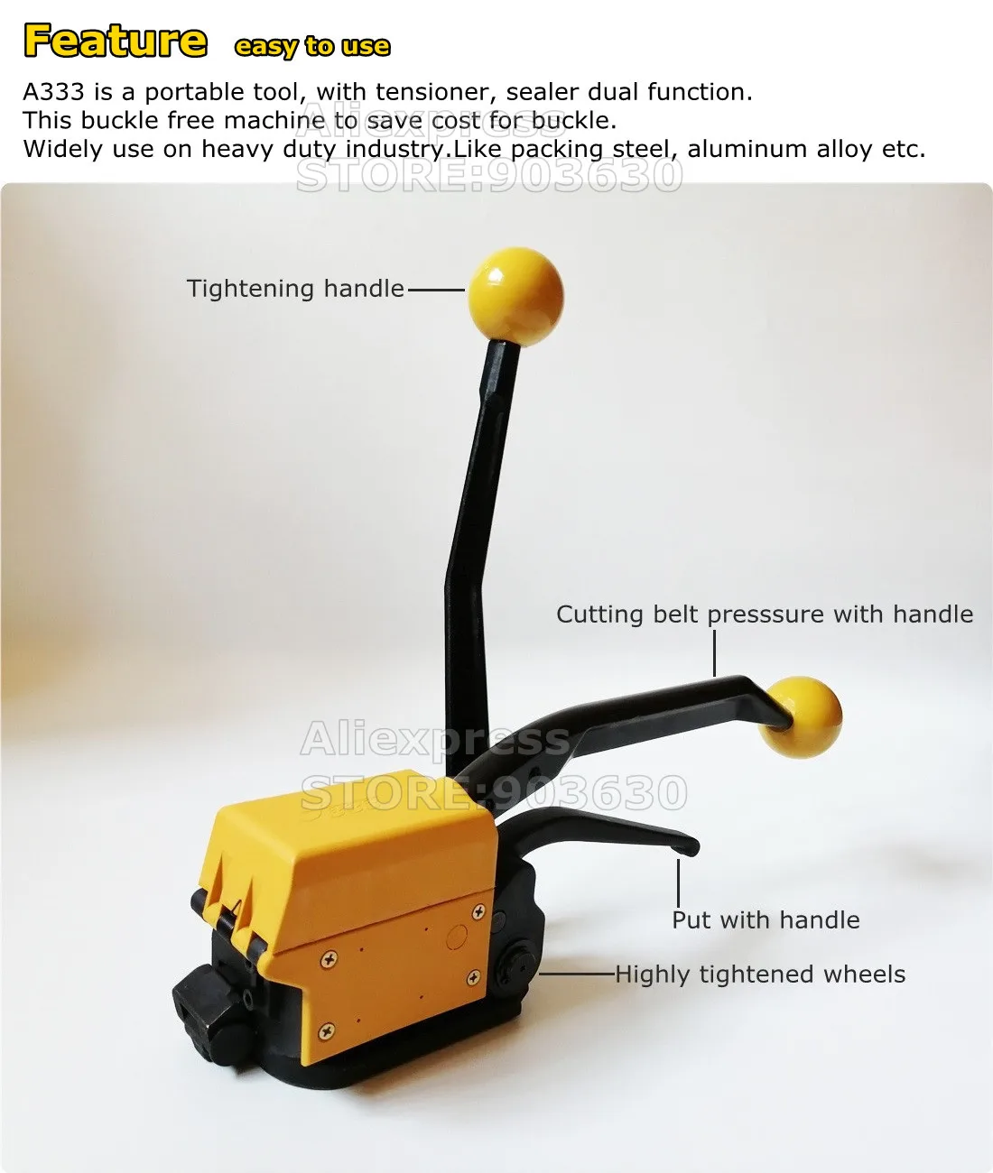 Steel-Strip-Packing-Strapping-Banding-Machine-Handy-Manual-Sealless ...