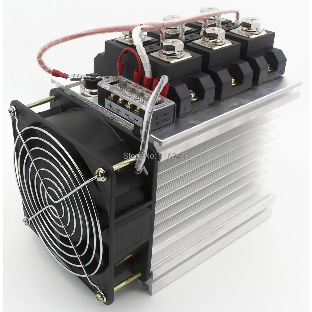 H3300zf-3 Three Phase Dc To Ac 300a 24-480vac Industrial Grade Solid ...