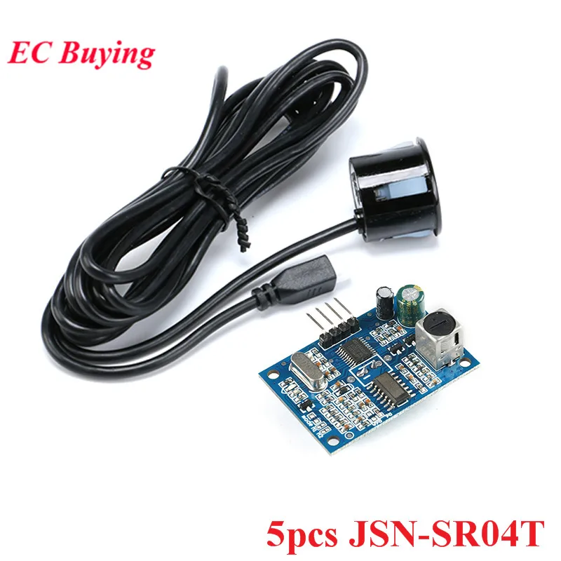 5Pcs JSN SR04T Waterproof Ultrasonic Module JSN SR04T 2.0 Distance ...