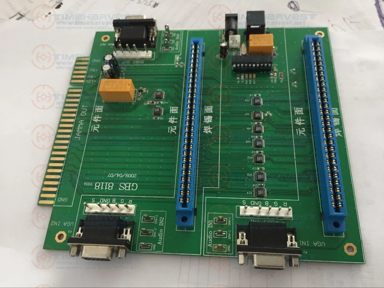 New 2 in 1 JAMMA Switcher Extension Adapter with Wireless remote ...