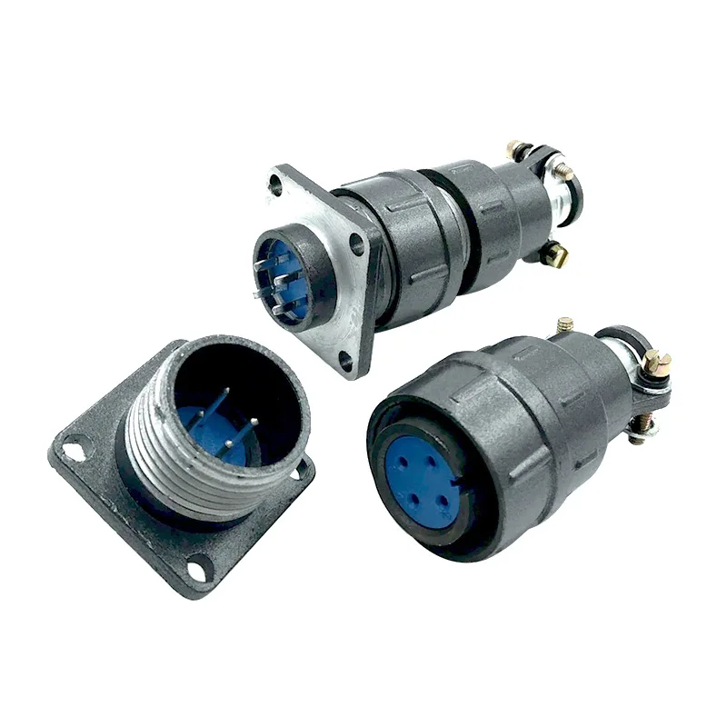 Conector-de-aviaci-n-cx16-conectores-circulares-de-tornillo-2-pines-3 ...