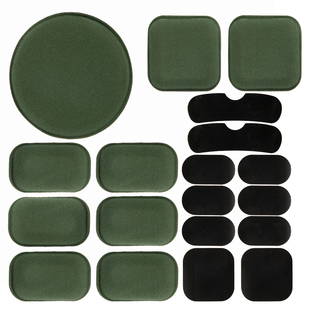 Universal-Airsoft-Helmet-Pads-19pcs-Set-Tactical-Helmet-Replacement-EVA ...