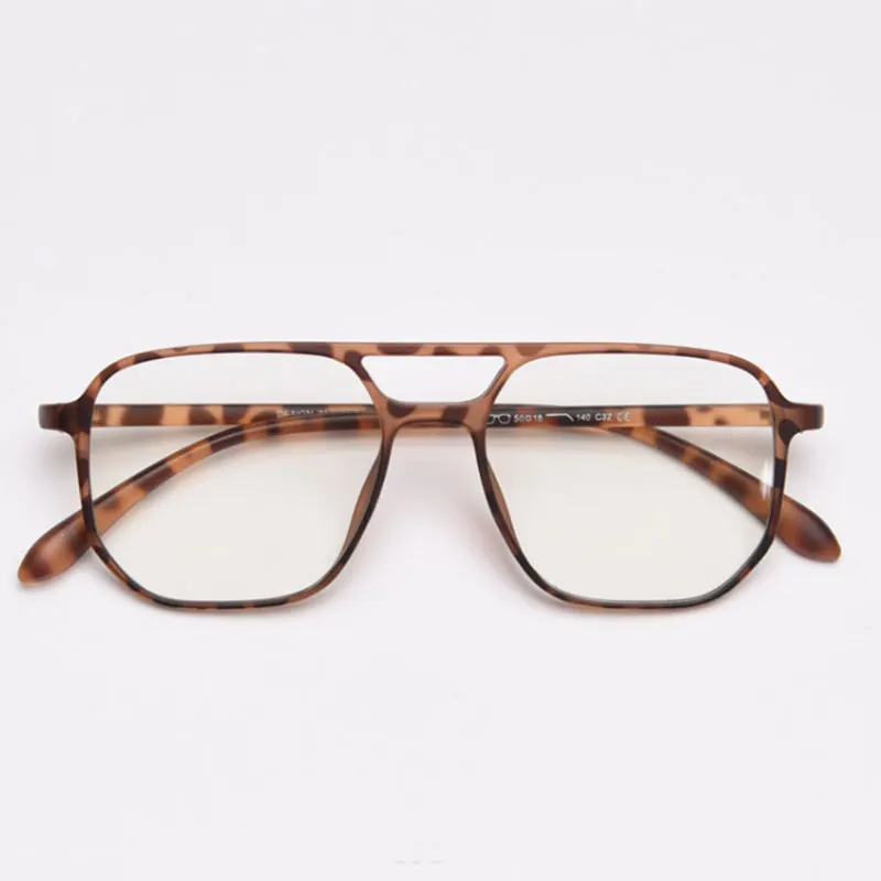 Tr90 Anti Blue Light Glasses Retro Square Transparent Computer Eyewear ...