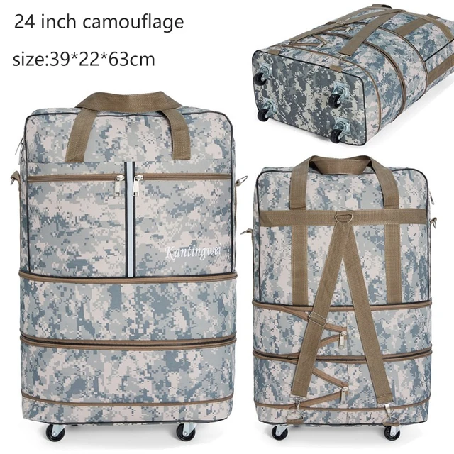 Folding trolley case 158 aviation consignment bag with wheel travel bag ...