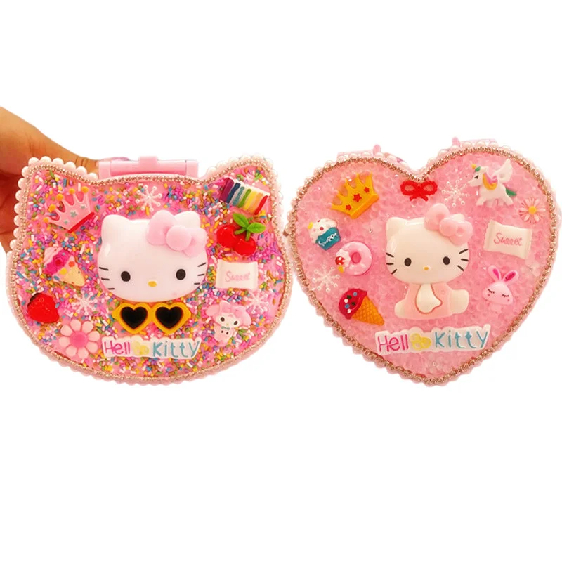 Sanrio Candy Jewelry Box Heart Shaped Hello Kitty Cream Clay Creative ...