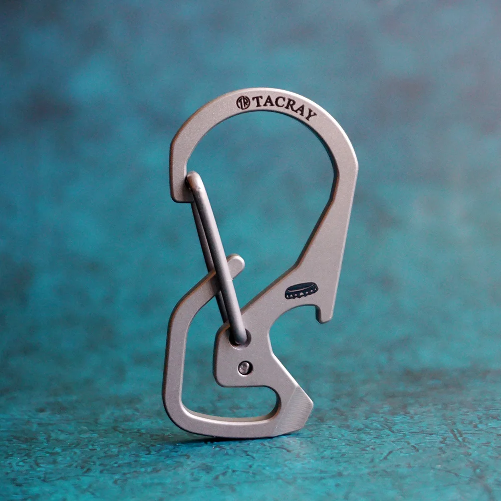 Mini Carabiner Titanium | Titanium Backpack Hook | Titanium Keychain ...