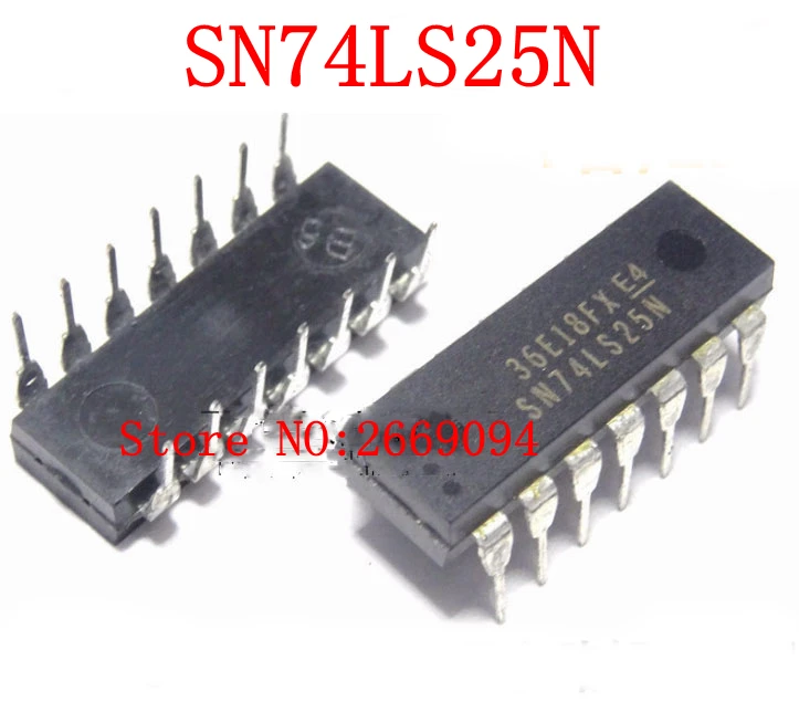10pcs /50pcs /100pcs Sn74ls25n 74ls25n Hd74ls25p 74ls25p 74ls25 ...