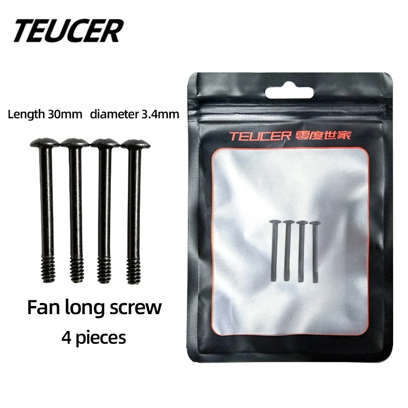4PCS/20pcs Computer PC Case Cooling 30mm Fan Mount Screws Black For ...