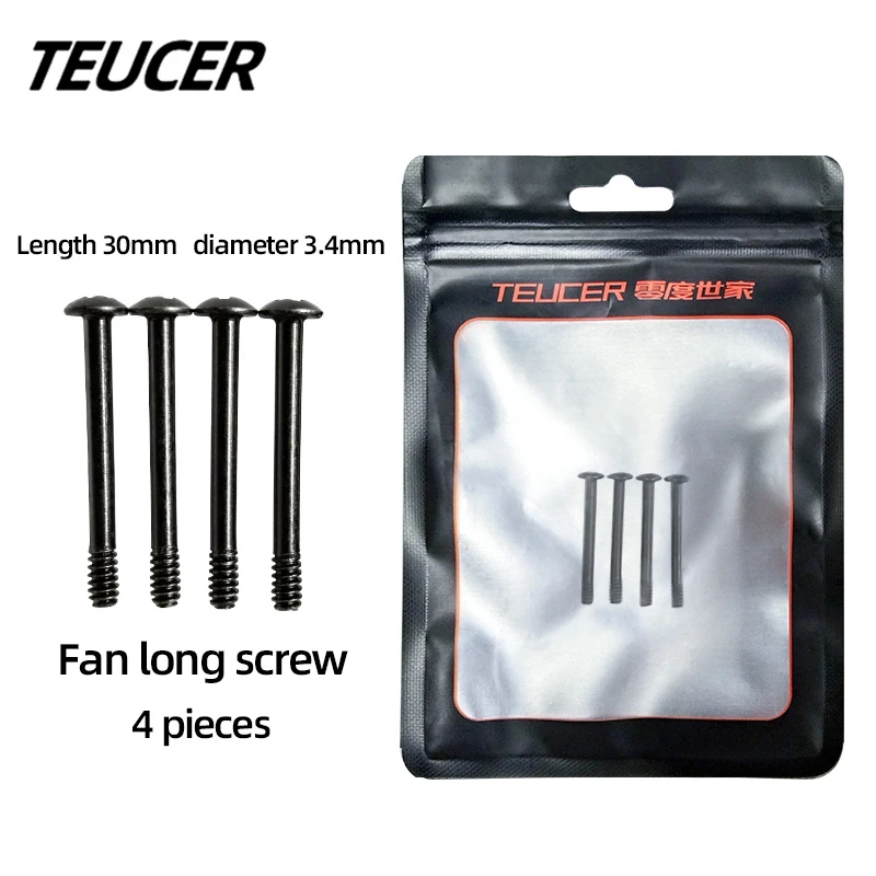 4pcs/20pcs Computer Pc Case Cooling 30mm Fan Mount Screws Black For ...