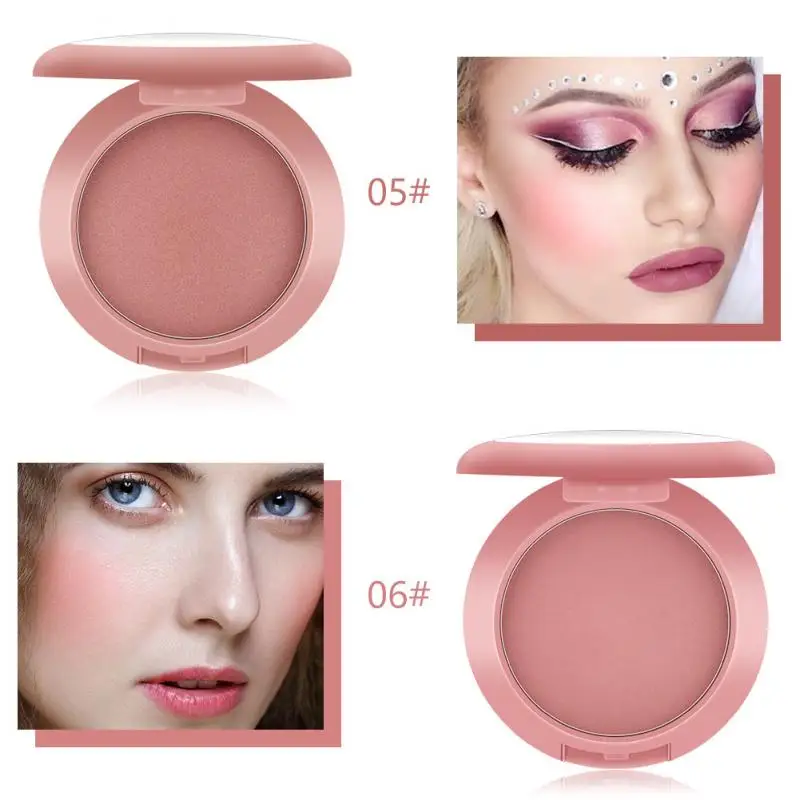 8 Colors Face Mineral Pigment Blusher Blush Powder Brozer Cosmestics ...