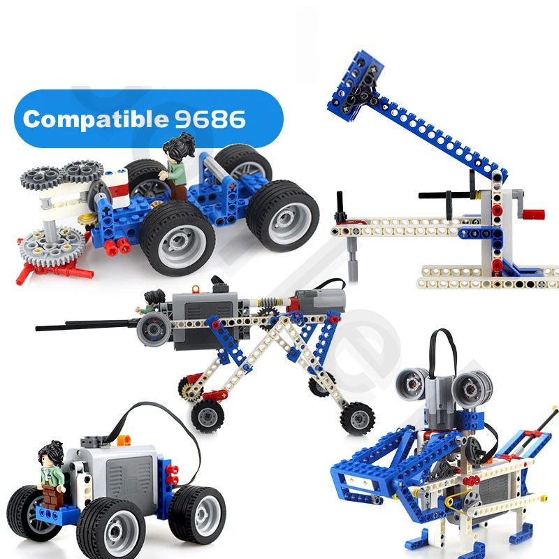 NEW-MOC-9686-spare-parts-domestic-technology-building-block-mechanical-teaching-aid-set-motor ...