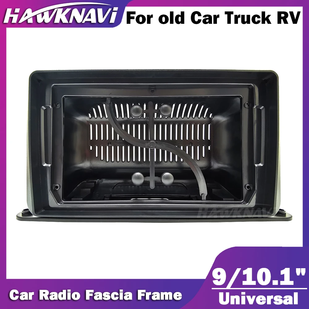 9" 10.1" Universal 2 Double Din Radio Fascia For Old Car Truck ...