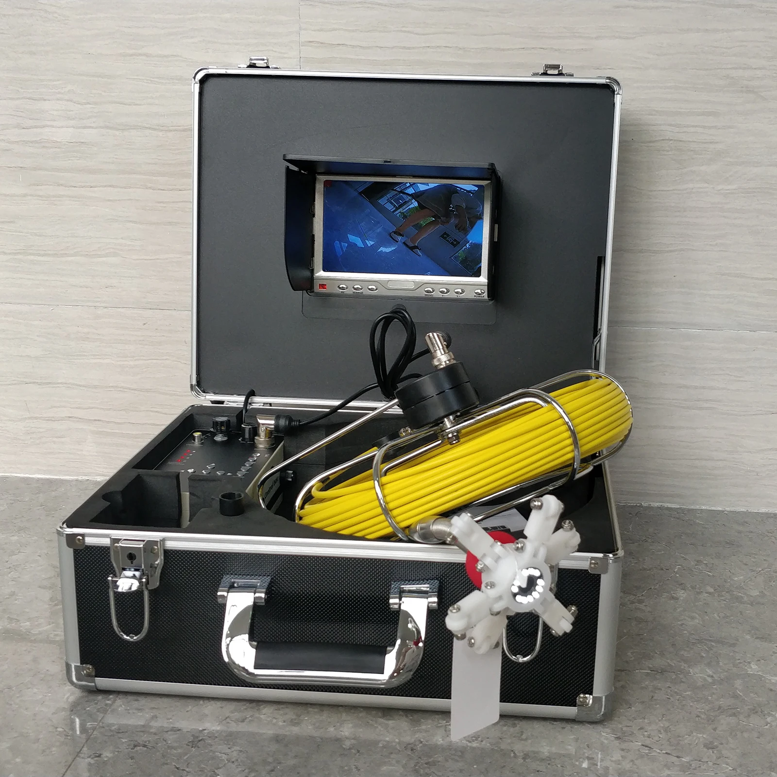Water Pipe Inspection Camera Sewer Pipe Camera AT-CR110-7D1 with DVR ...