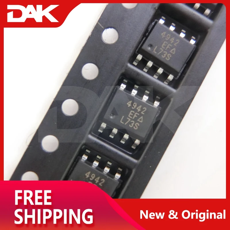 10pcs SI4942DY CHIP IC MOSFET 2N CH 40V 5.3A 8 SOIC 4942|Fusíveis| - AliExpress