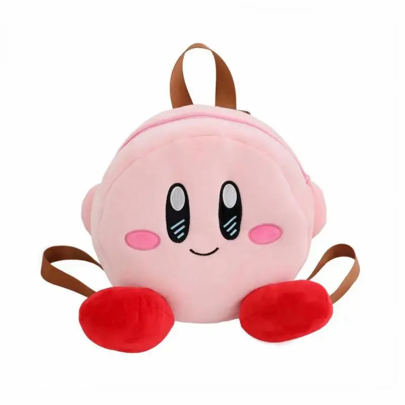 Cartoon-Star-Kirby-Plush-Backpack-Children-s-Snacks-Bag-Sundries-Bag ...
