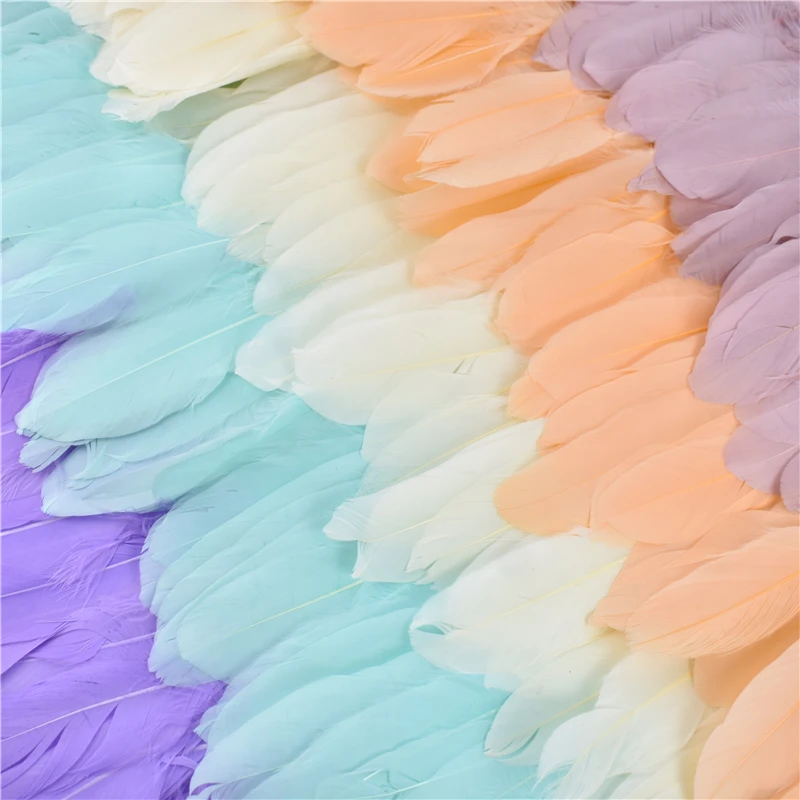 Plume de déco,Plumes d'oie 10 mètres, accessoires artisanaux, plumes de ...