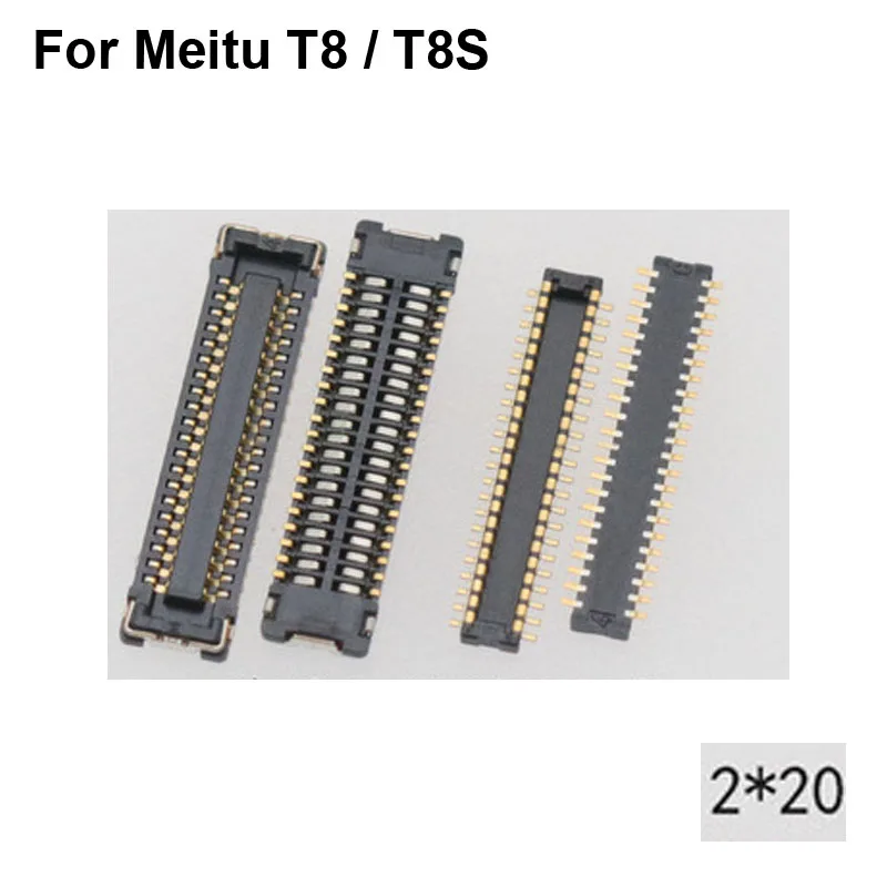 Meitu T8 MP1602 LCD 디스플레이 화면 FPC 커넥터 용 2 개 메인 보드 메인 보드의 Meitu T8S MP1701 로직 용|휴대폰 액세사리 묶음 ...