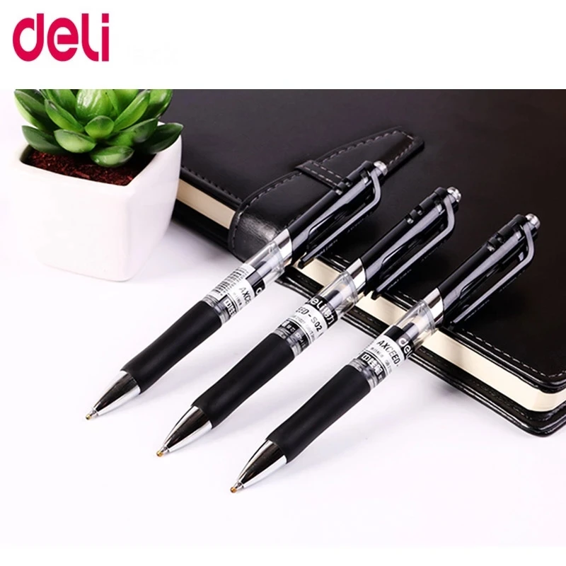 Deli – ensemble de stylos Gel 0.7MM, stylo à bille rétractable ...
