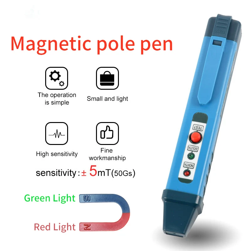 High Sensitivity N S Polar Identification Test Pen Magnetic Field ...