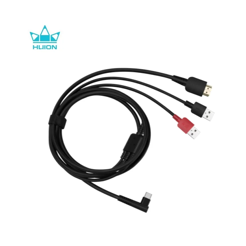 HUION 3 IN 1 Cable for Kamvas 13 Graphics Tablet Monitor Pen Display ...