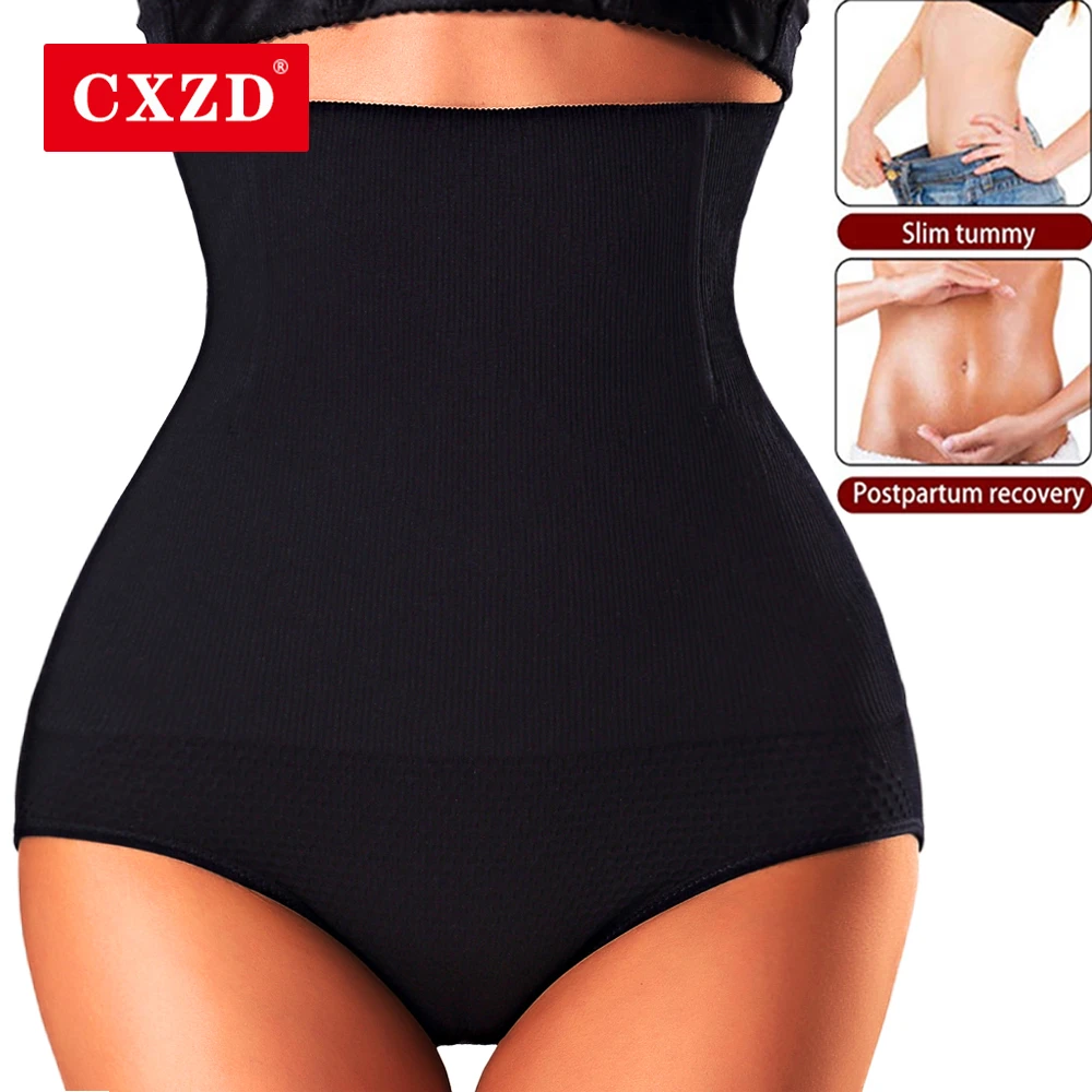 Cxzd mulheres cintura trainer barriga controle calcinha sem costura corpo shaper shorts cintura ...