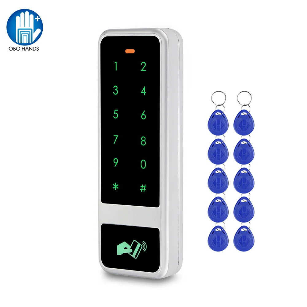 Metal RFID Access Controller Keypad Touch Keyboard Wiegand 26/34 Bits ...