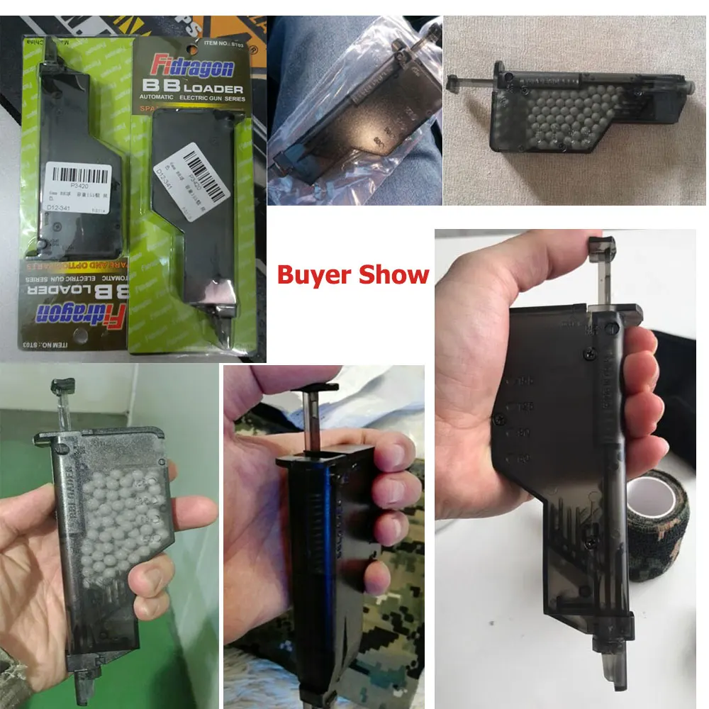 Airsoft BB Speed Loader Quick Release 155 Rounds Paintball Loader ...
