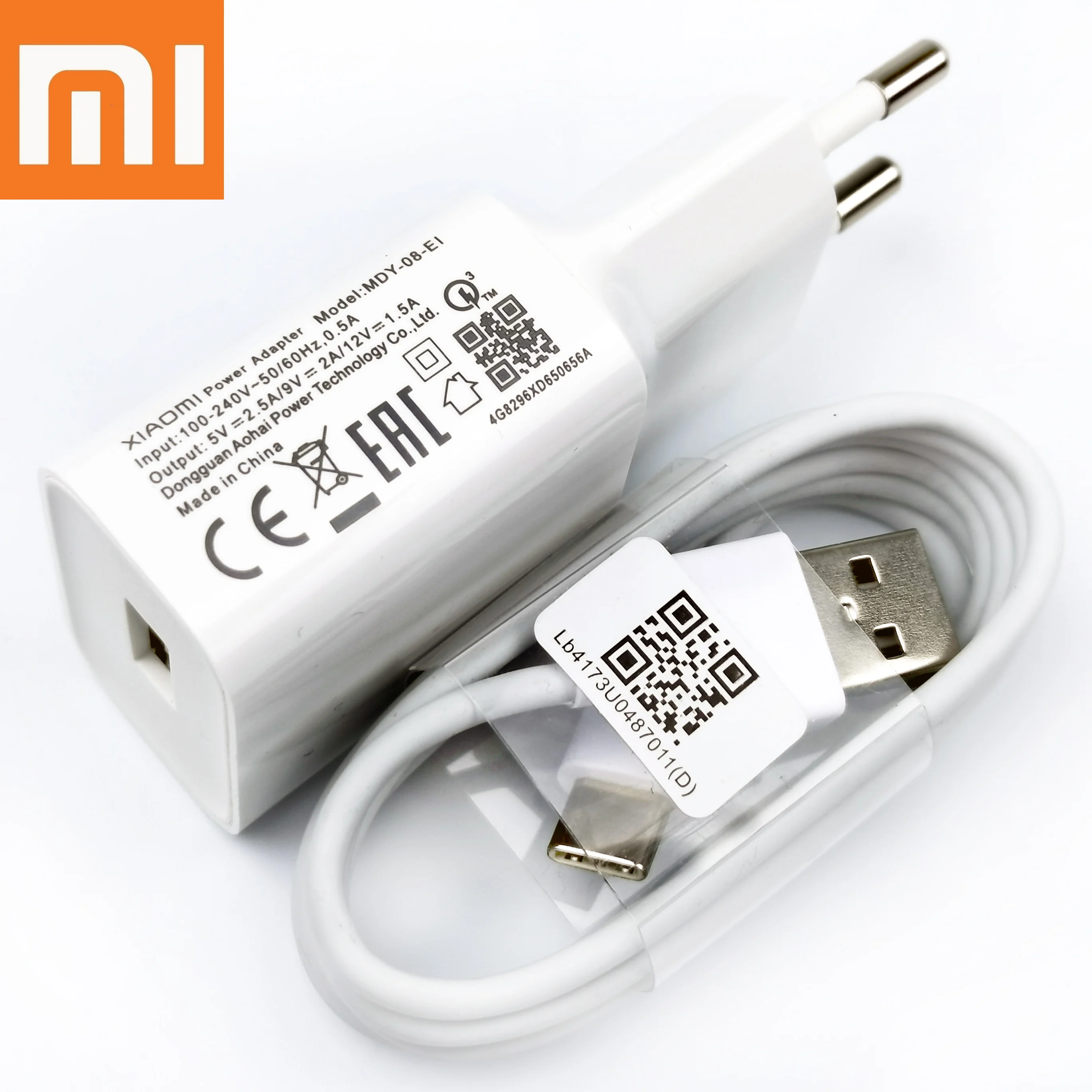 XiaoMi cargador rápido RedMi note 7 Original, 18W, QC3.0 usb c ...