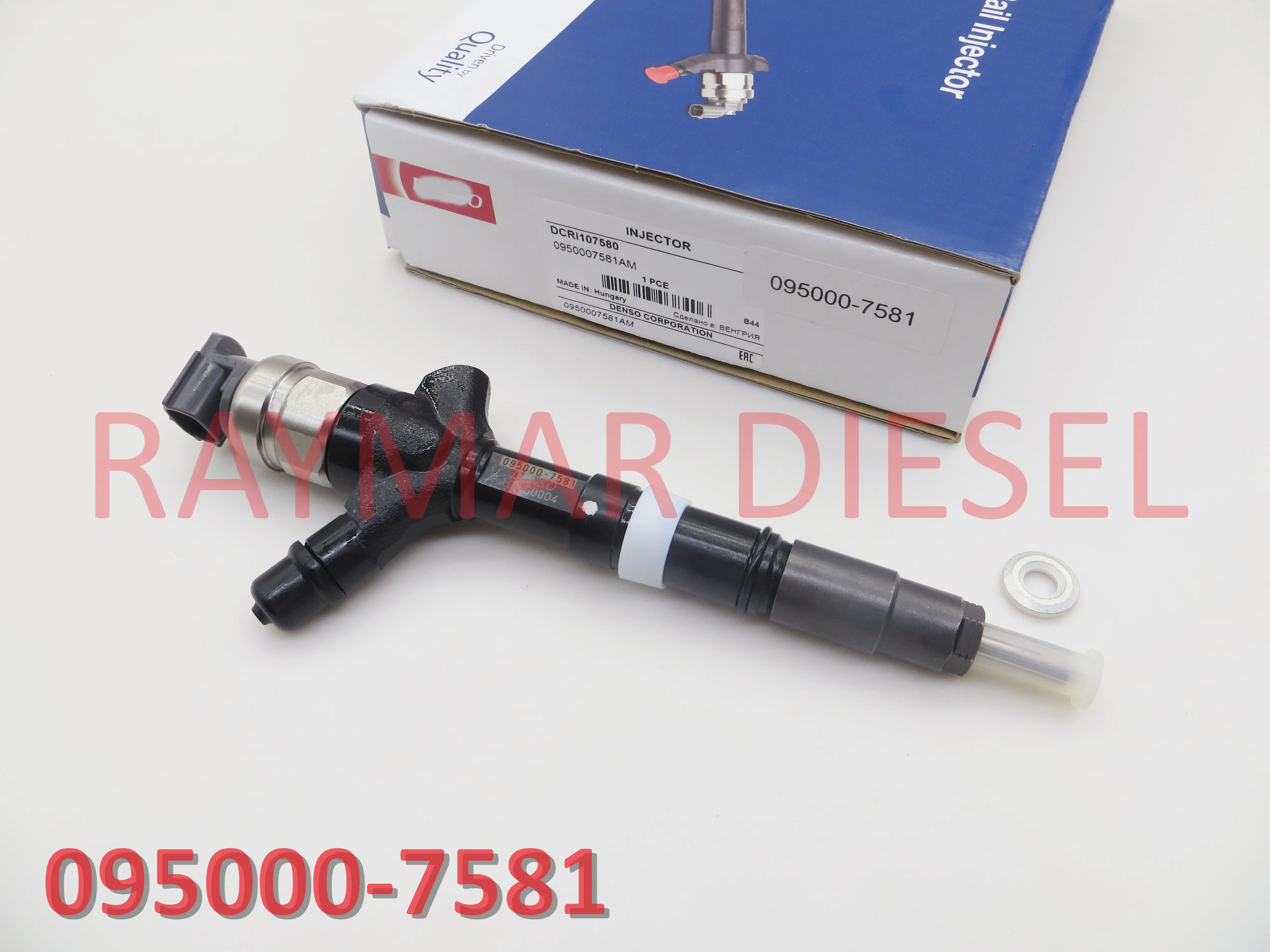 Inyector-de-combustible-di-sel-Common-Rail-genuino-095000-7580-095000 ...