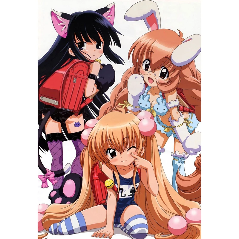 D0841 Kodomo no Jikan 애니메이션 실크 직물 포스터 Art Decor 실내 그림 선물|그림 & 서예| - AliExpress