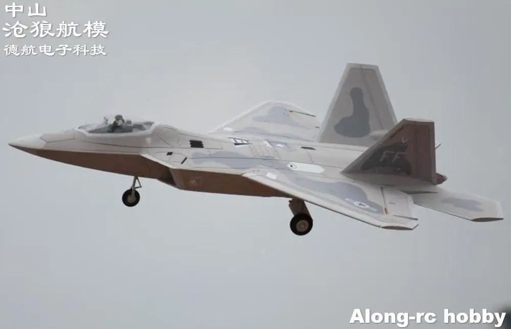 Freewing EPO RC Plane Airplane 64 jet F22 F 22 Raptor stealth Fighter ...