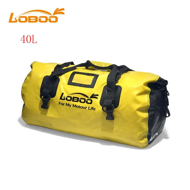 LOBOO motorcycle Back Seat bag waterproof rider bag equipment riding ...