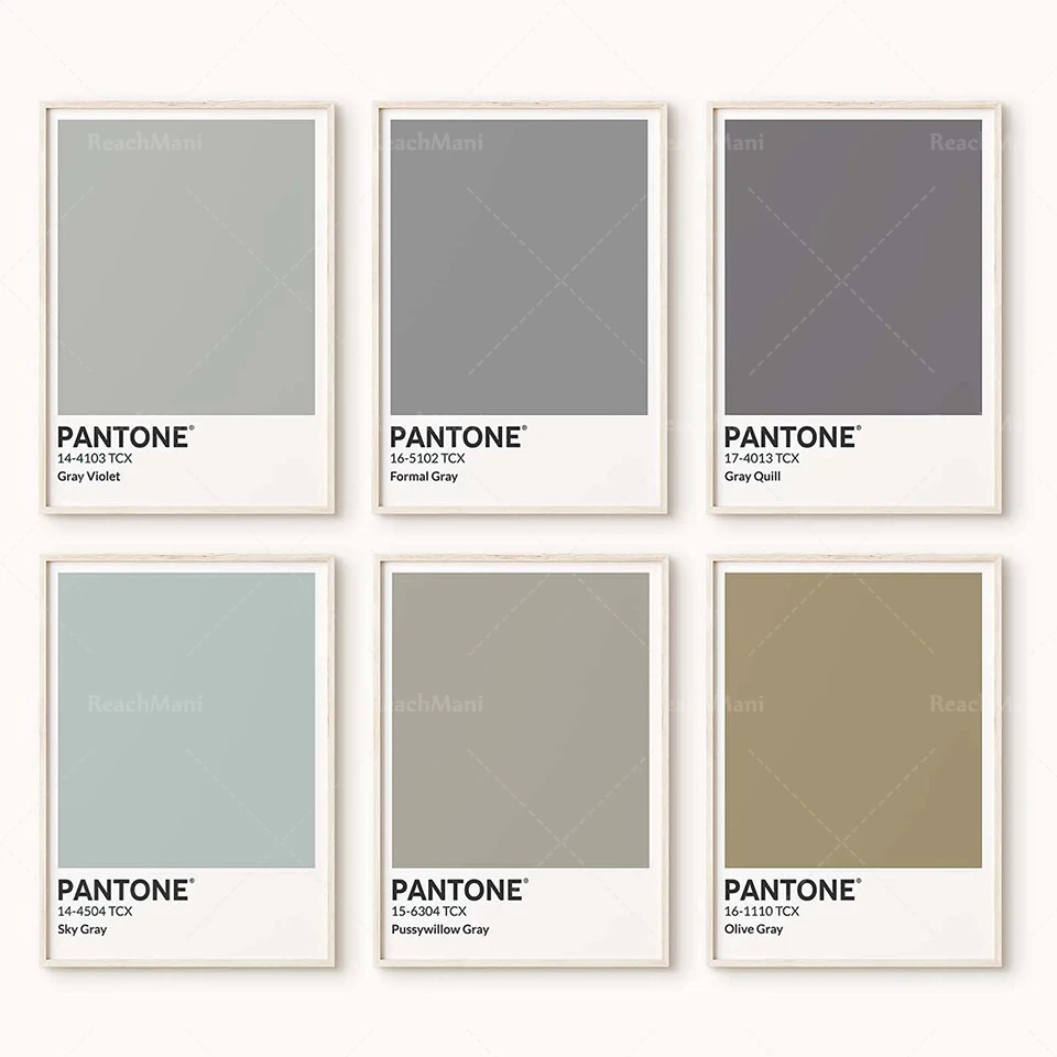 Colores Pantone Gris