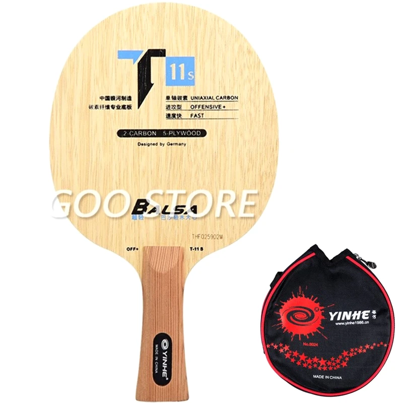 YINHE 탁구 블레이드 탁구 라켓, 빠른 브레이크 루프, 카본 림바 발사 OFF, T11 T-11 + T11