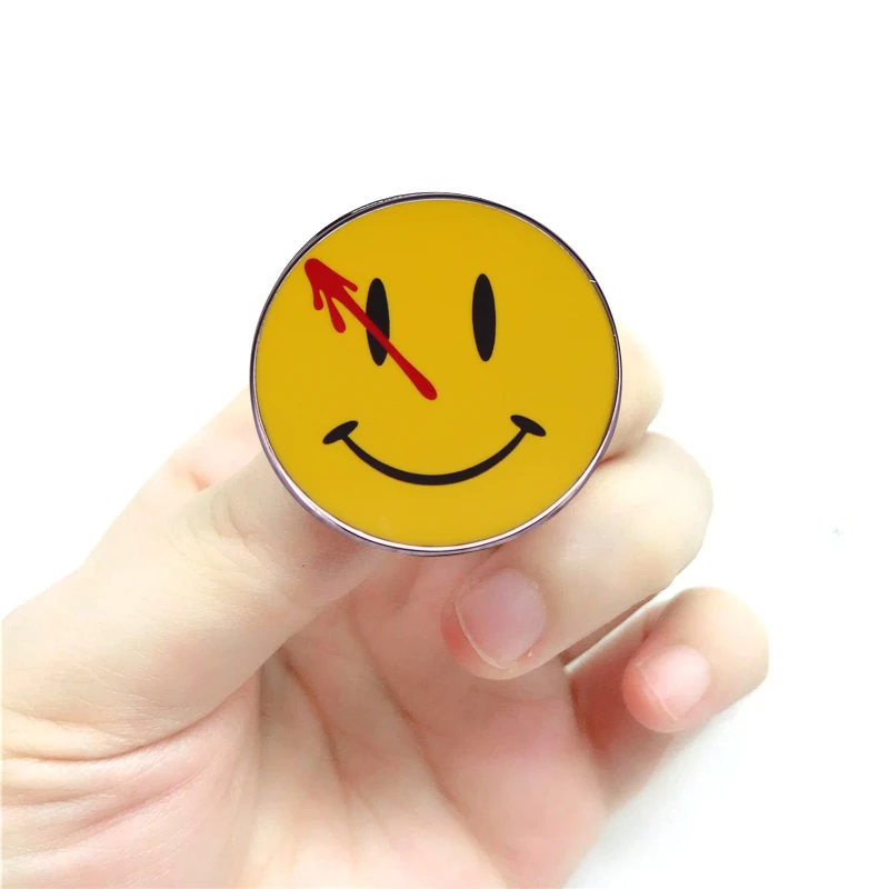 Watchmen Smiley Face Pin