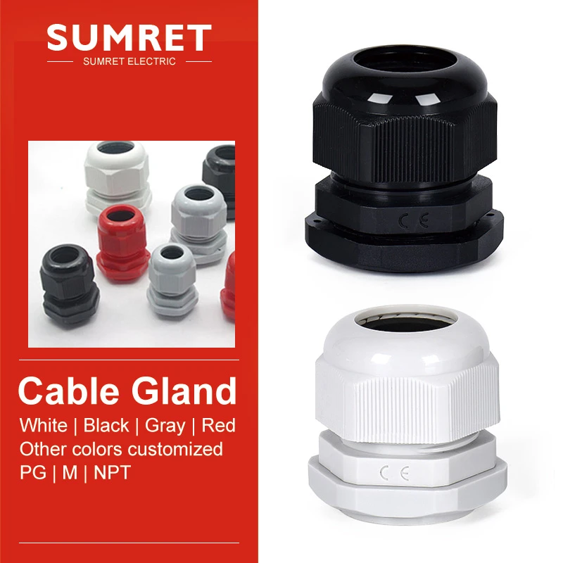 M32 M36 M40 M50 M63 ip68 cable gland joint connector Nylon PA66 wire ...