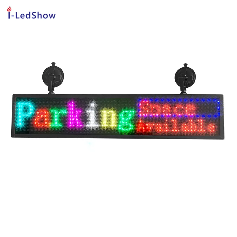 P5-24-144-75-16CM-rear-window-led-mini-car-message-display-led-car-sign ...