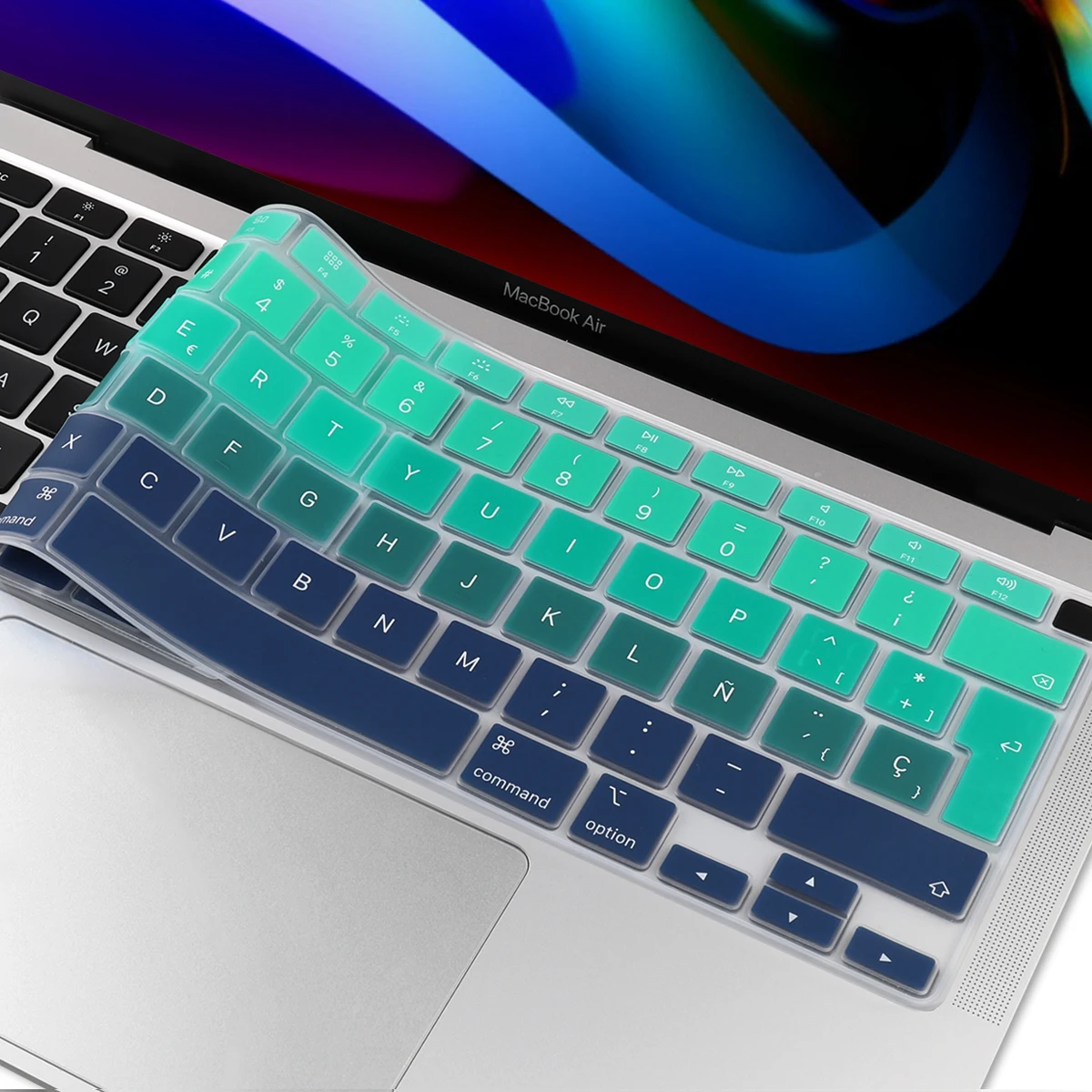 Eu Enter Spanish Keybaord Cover Sticker For Macbook Air Pro 13 1516 ...