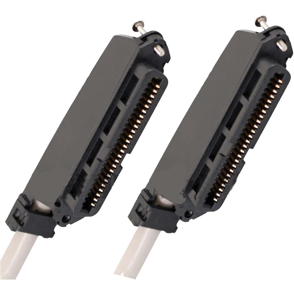 CAT3 Cable Telco de 90 grados, 25 pares, 50 pines, RJ21 macho para ...