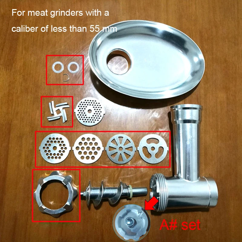 Stainless-Steel-Plate-Blade-For-55mm-Diameter-Meat-Grinder-Screw-Mincer ...